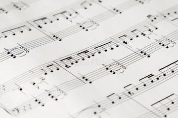 Black White Music Notes No Background Stock Photos - Free & Royalty ...
