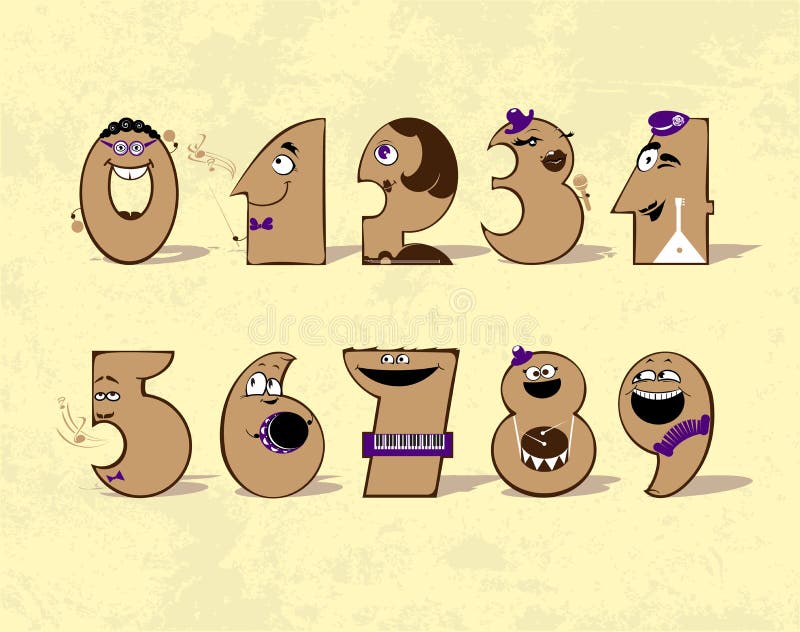 Music numbers stock vector. Illustration of pattern, music - 59967682