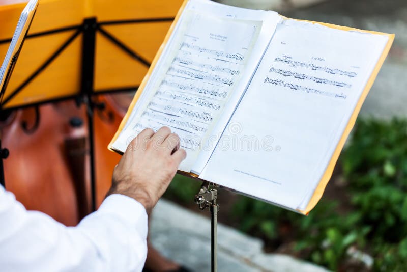 Music paper stock image. Image of point, nota, page, handmade - 27802663