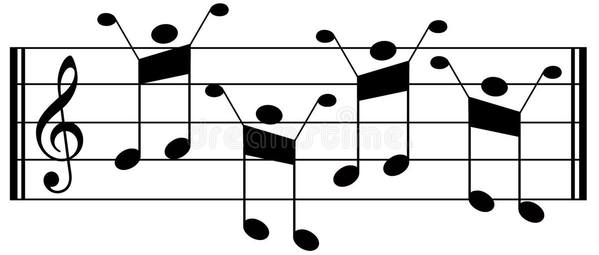 Dancing Music Notes Stock Illustrations – 2,553 Dancing Music Notes ...