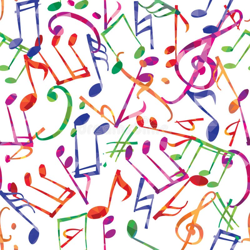 Music Notes Frame. Musical Background. Stock Illustration ...