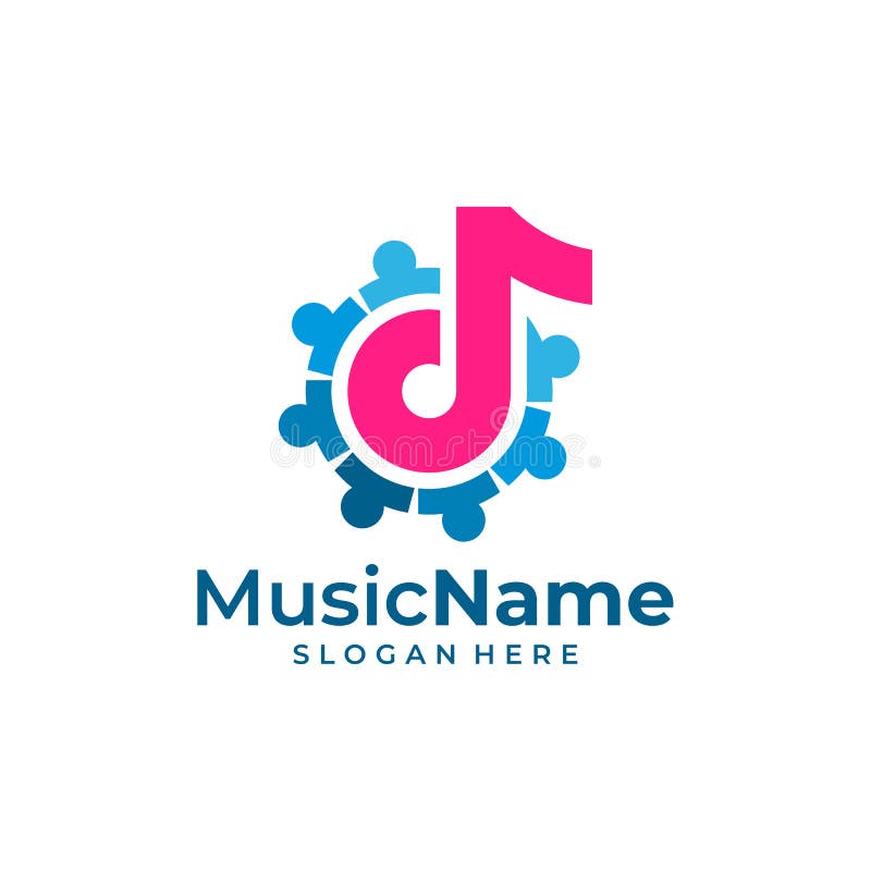 Music People Logo Vector Icon Illustration. People Music Logo Design ...