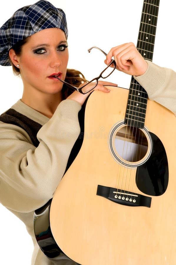 Music performer, guitar stock photo. Image of musician - 11631956