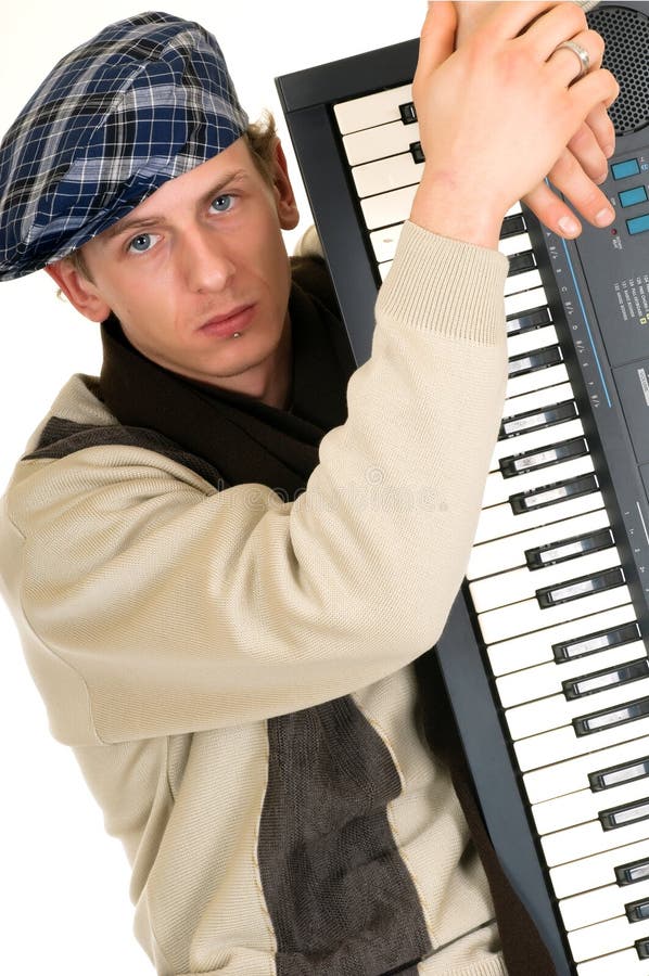 Music performer, keyboard stock image. Image of musician - 8325523