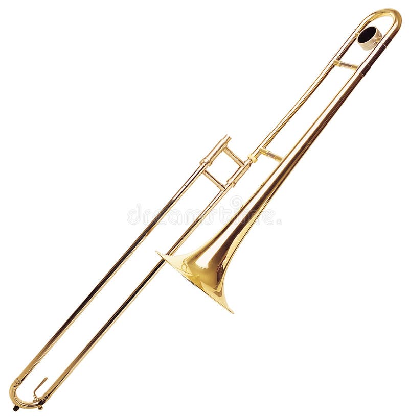 Trombone stock photo. Image of french, trumpet, wind, brass - 21566
