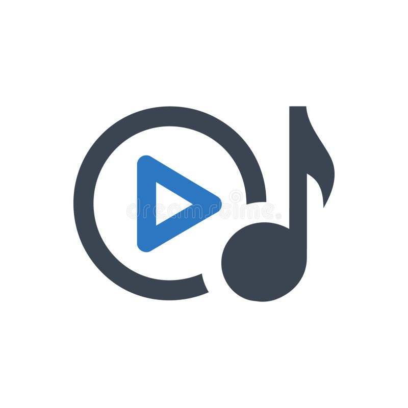 Music Play Icon stock vector. Illustration of music - 361529009