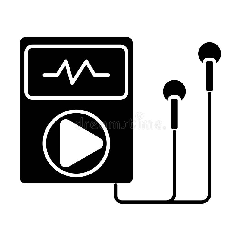 Music player icon vector stock vector. Illustration of technology ...