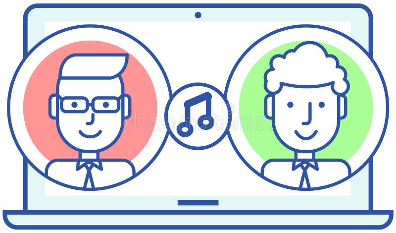 Music Player App Interface Vector Color Template. Mobile Application ...