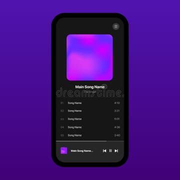 Spotify Interface Stock Illustrations – 90 Spotify Interface Stock ...