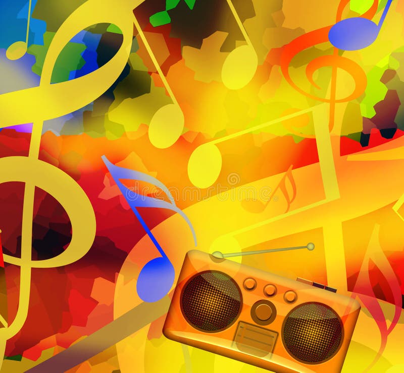 Musical Speakers Background Stock Illustrations – 5,854 Musical ...