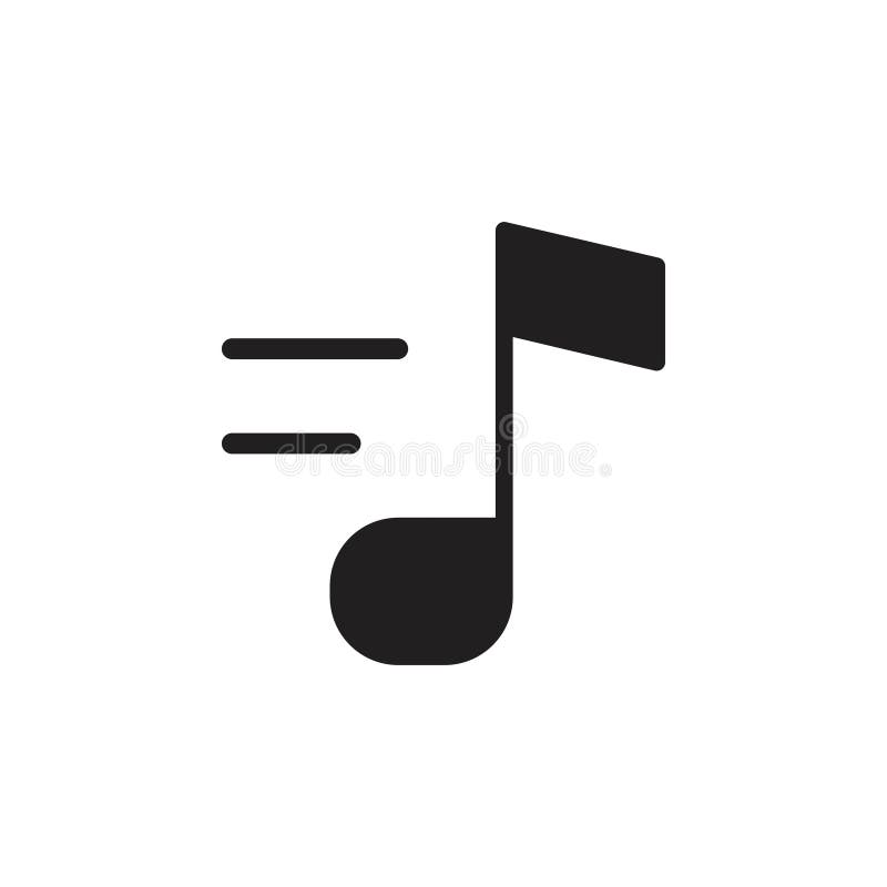 Music Playlist Icon Flat Line Illustration Stock Vector - Illustration ...