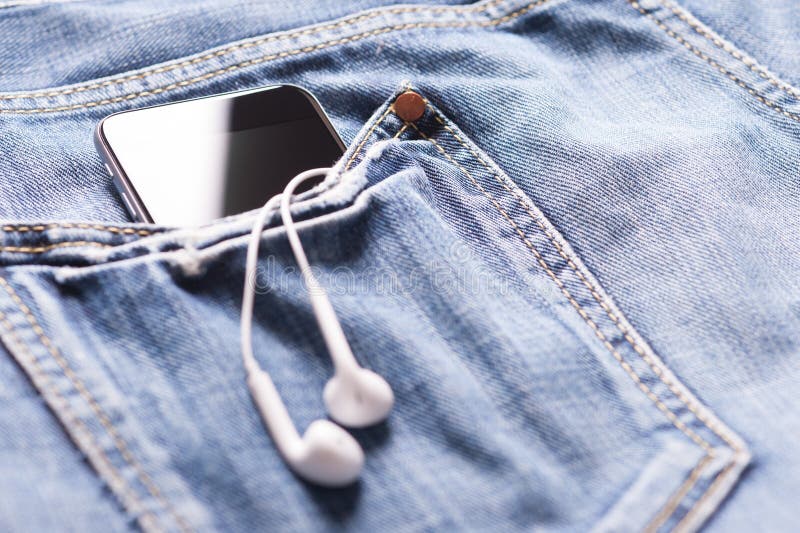 Music in pocket stock image. Image of cable, equipment - 66884221