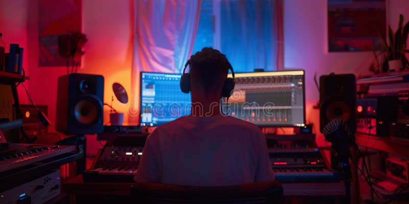 Music Producer Studio Calm, Clean, and Modern Design Stock Photo ...