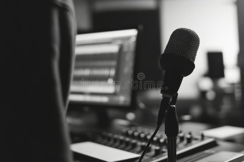 Professional Music Recording Studio Setup at Home Stock Image - Image ...