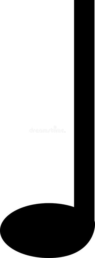 Quarter Notes. Musical Symbol. Outline Sketch Stock Vector ...