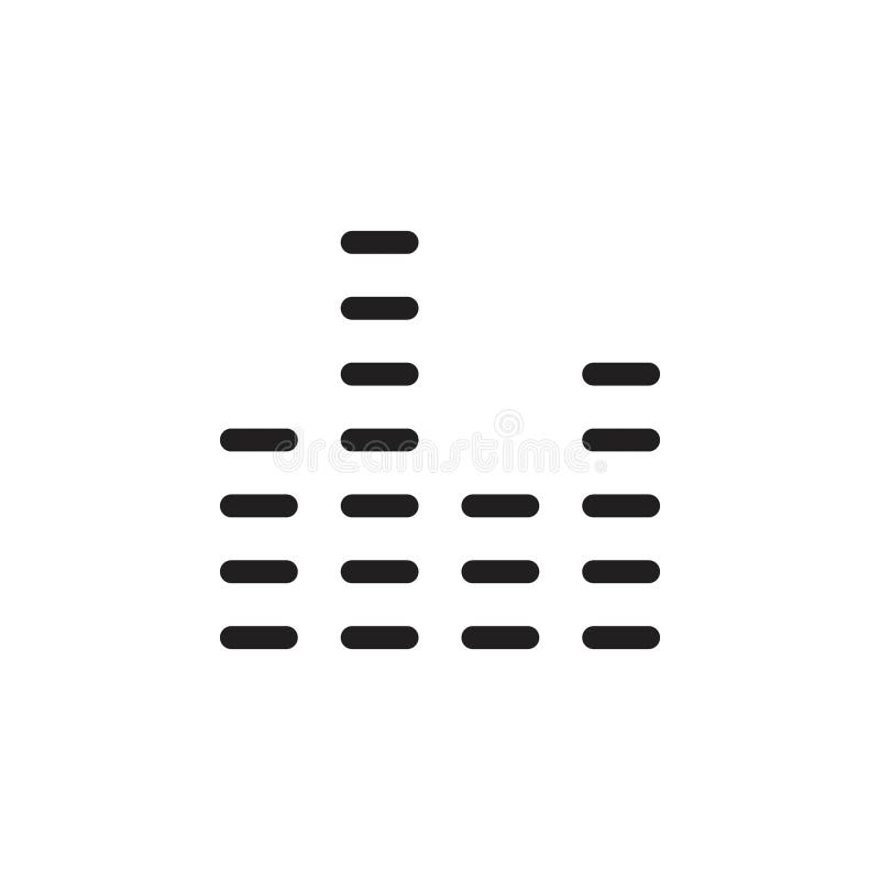 Music Rhythm Icon Flat Line Illustration Stock Illustration ...