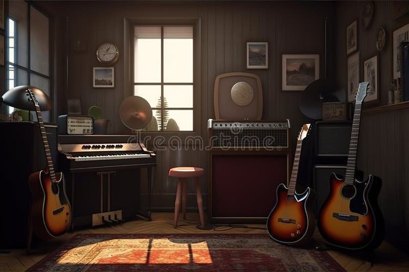 Music Room: Capture a Set of Images that Showcase a Vibrant, Creative ...