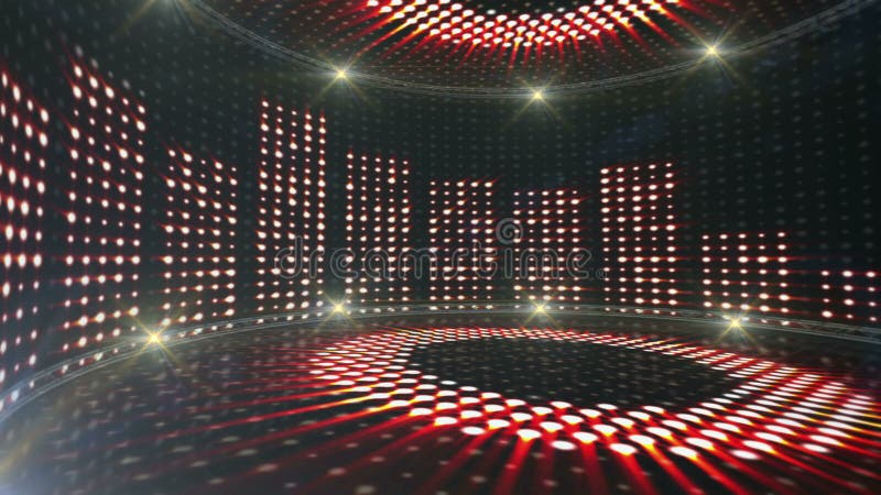 Music Room and Waves, with Notes, Lights Bulbs Animation, Rendering ...