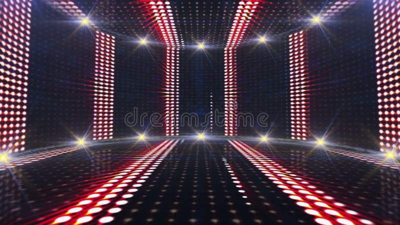 Music Room and Waves, with Notes, Lights Bulbs Animation, Rendering ...