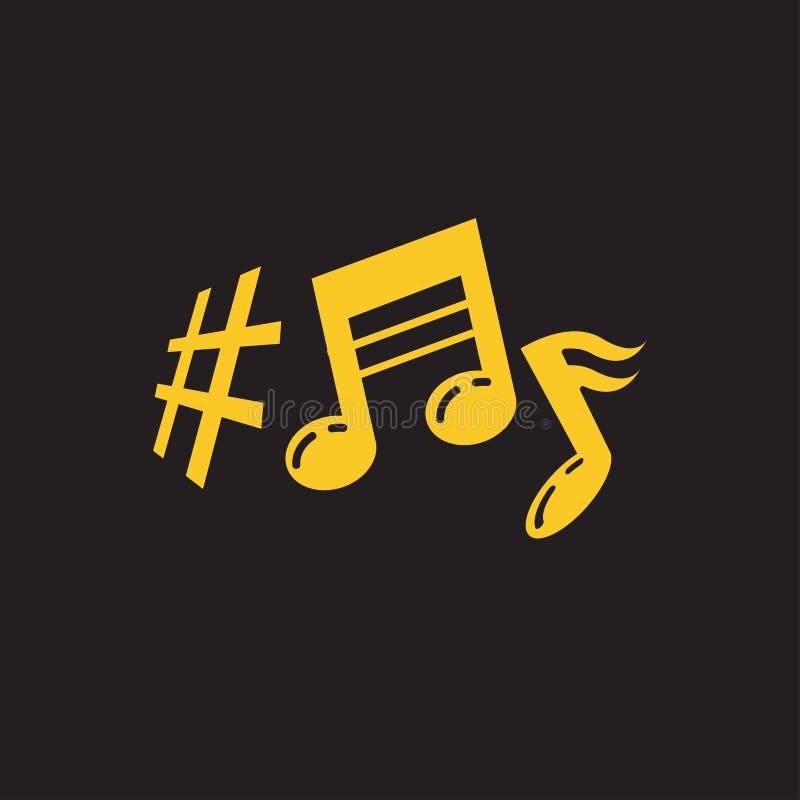 Music Note Icons, Music Scales, Musical Elements, and Scales in Vector ...