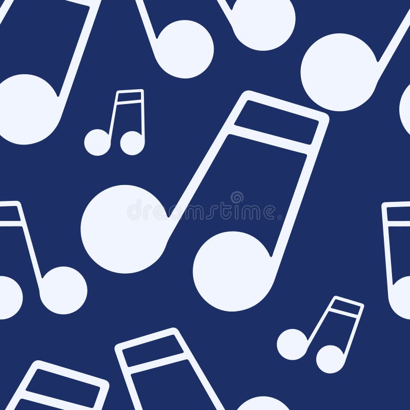 Music Seamless Pattern stock vector. Illustration of melody - 218436528