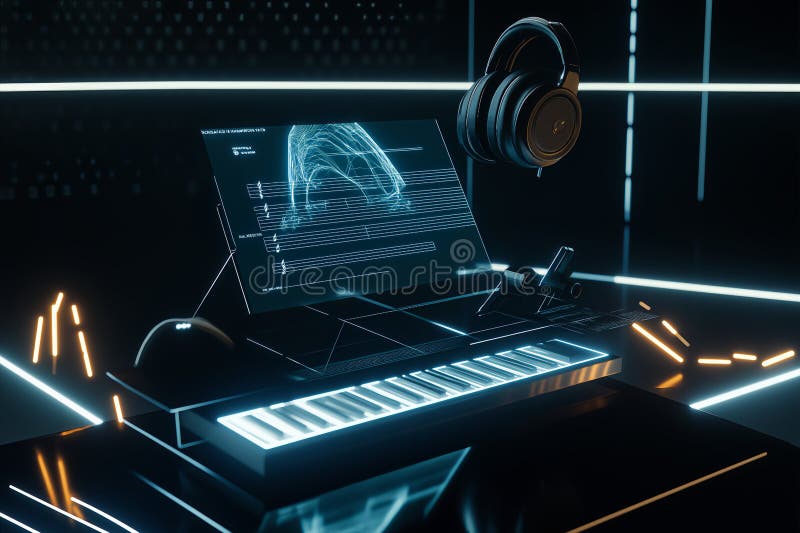 A Music Setup with Touch Sensitive Instruments Including a Floating ...