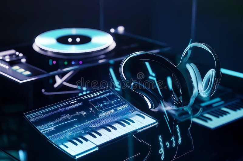 A Music Setup with Touch Sensitive Instruments Including a Floating ...