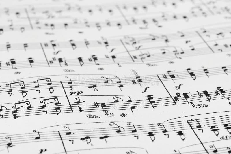 Violet music notes stock photo. Image of blurred, sound - 112324226