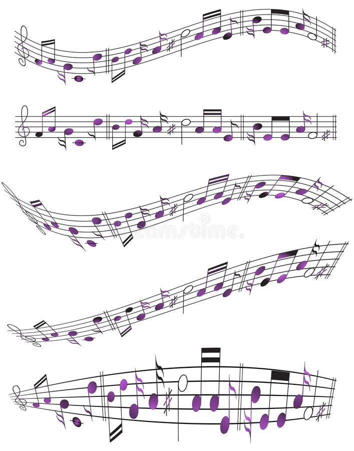 Music note sheet vector stock vector. Illustration of illustrations ...