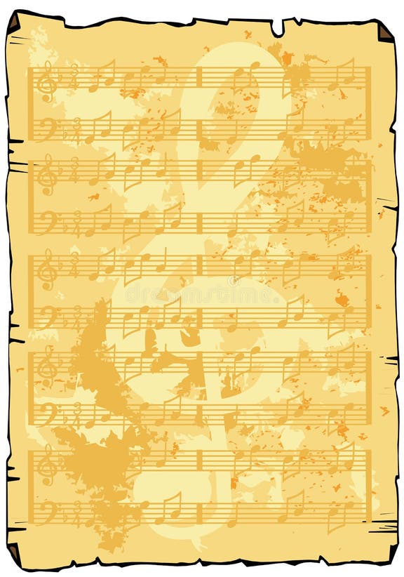 Vintage Sheet Music Background Stock Illustrations – 2,874 Vintage ...