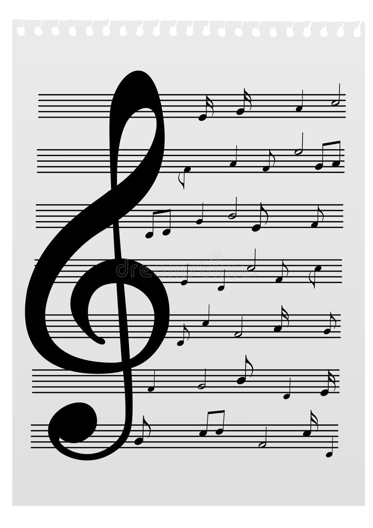 Music G Note Stock Illustrations – 760 Music G Note Stock Illustrations ...