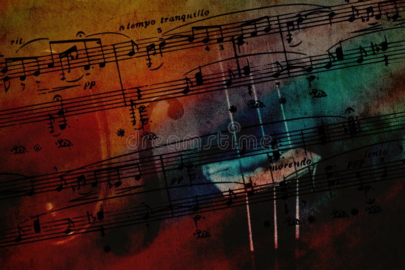 Music sheet stock photo. Image of wallpaper, time, retro - 59773798