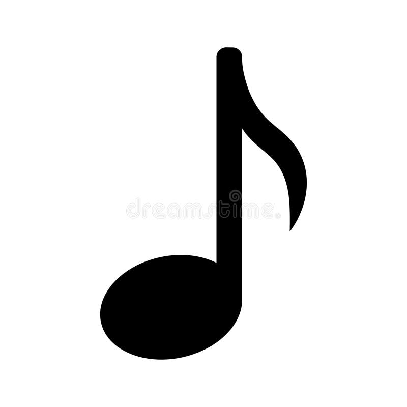 Music sign symbol icon stock vector. Illustration of notes - 233298807