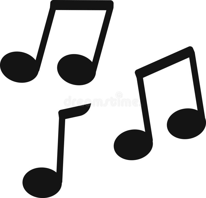Music Sign Vector Tone Music Icon Note Music Icon Stock Vector ...