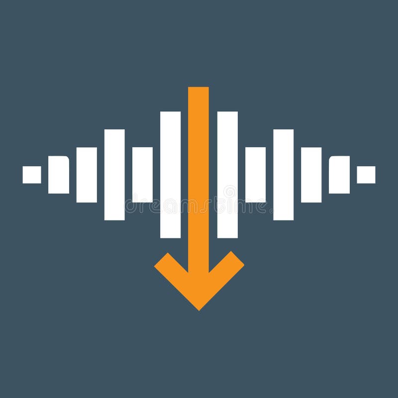 Music Signal Concept Icon stock vector. Illustration of right - 77598613