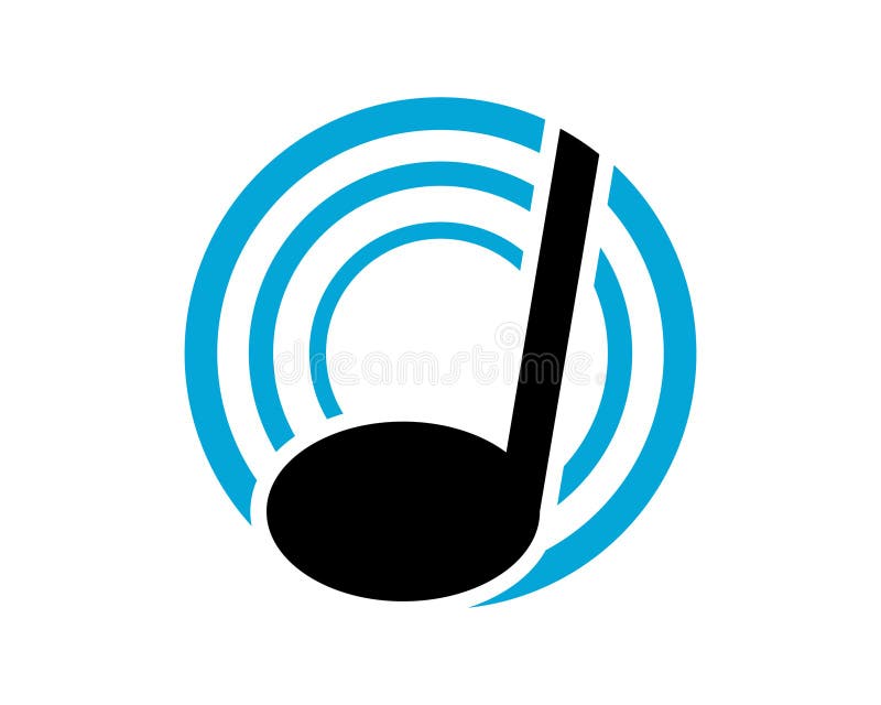 Music Signal Logo Icon Template Stock Vector - Illustration of symbol ...