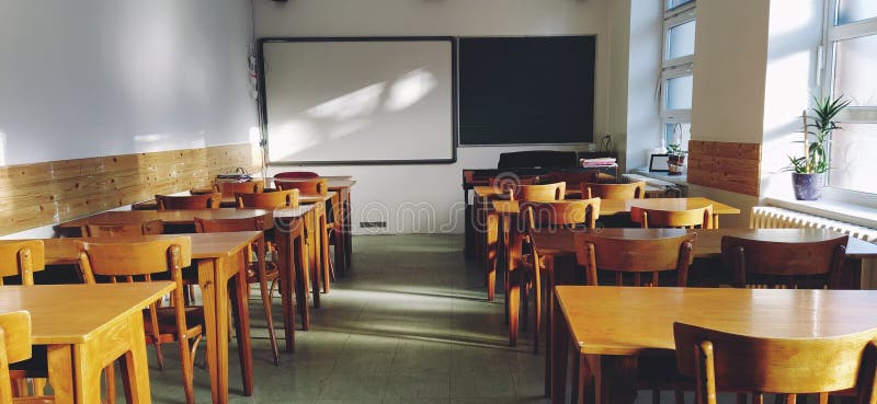 Music Solfeggio Empty Class at School. the Sun S Rays Fall on the Floor ...