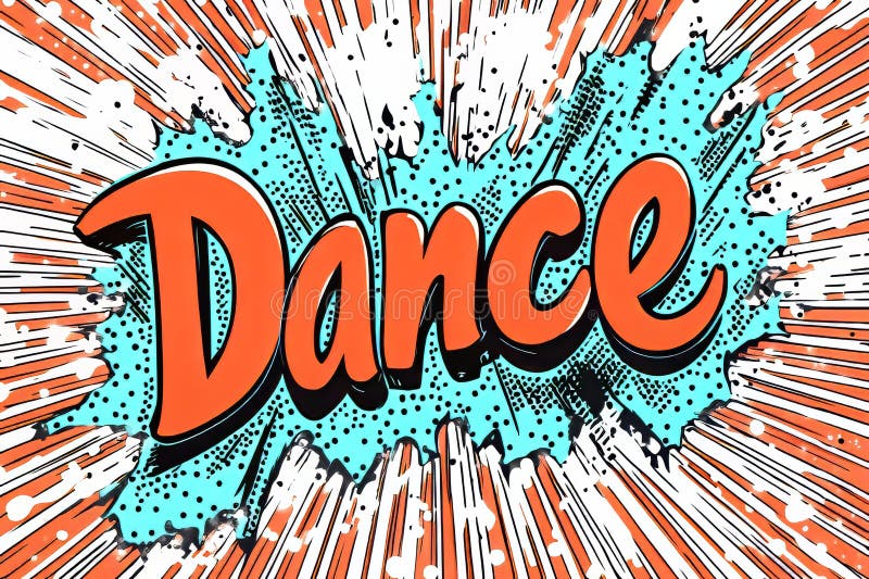 Music and Sound Effects in the Style of a Comic Book Stock Photo ...