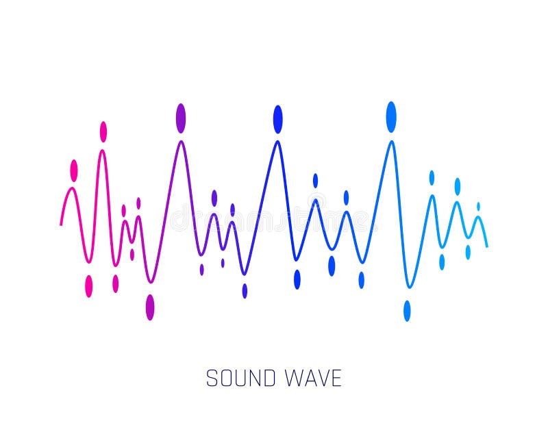 Music Sound Waves. Concept Musical Bar. Audio Digital Equalizer ...