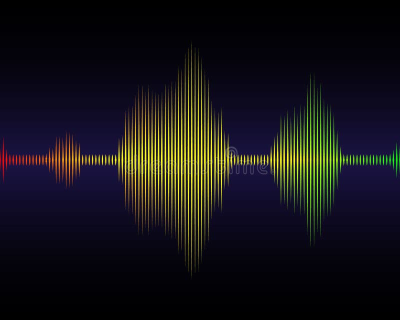 Voice Soundwave, Sound Wave Icon Stock Illustration - Illustration of ...
