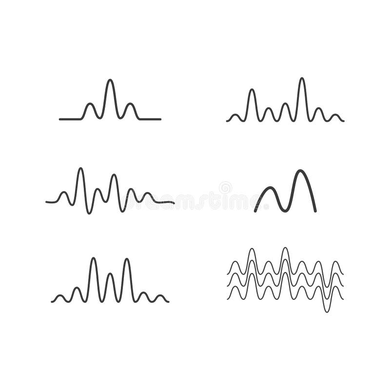 Soundwave icon stock vector. Illustration of symbol - 199529019