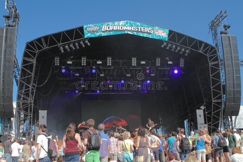 Music Stage editorial stock image. Image of blue, jezabels - 26485754