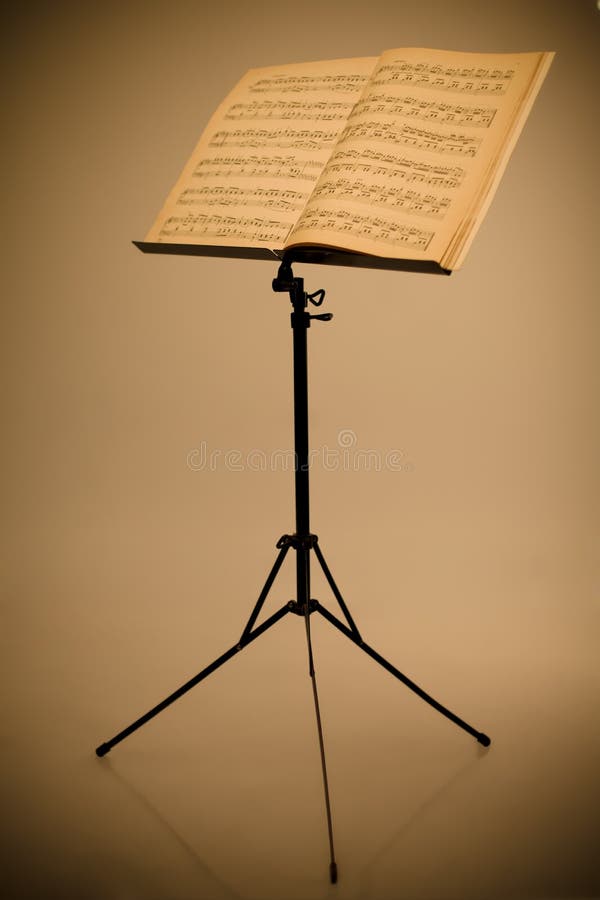 Music stand stock photo. Image of rack, orchestration - 7187020