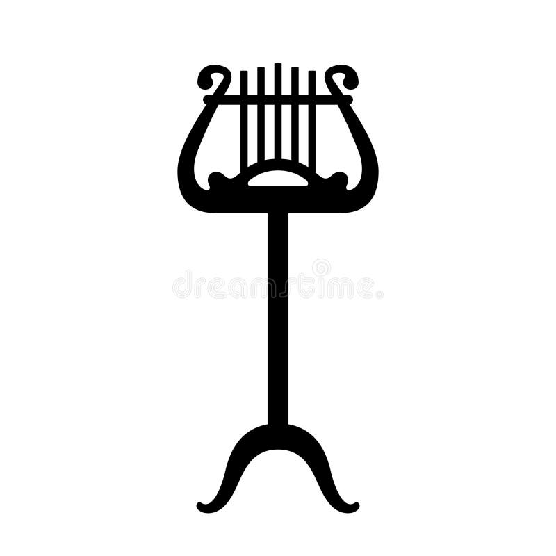 Music stand stock vector. Illustration of orchestra - 143425936