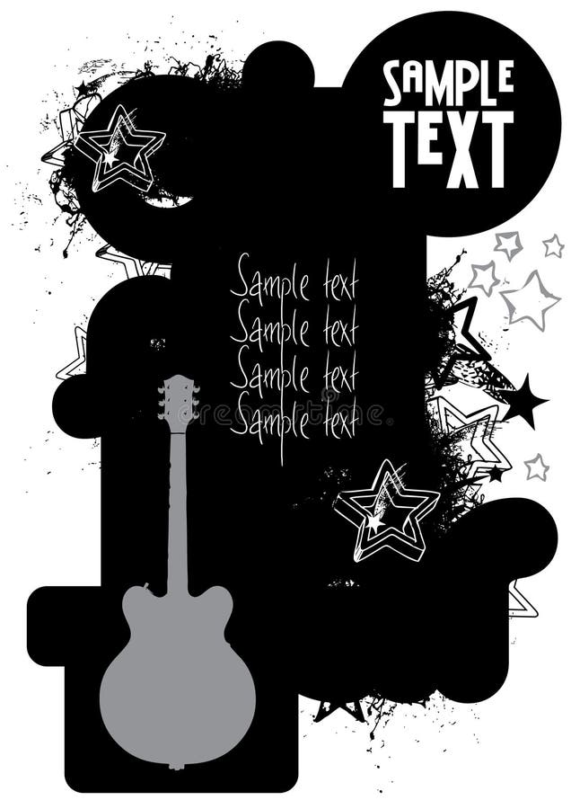 Music Star Design Wallpaper Stock Vector - Illustration of hard ...