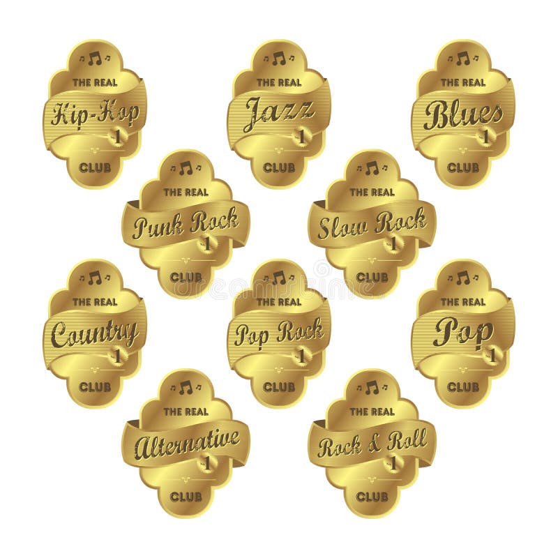 Music sticker label art stock vector. Illustration of game - 33535710