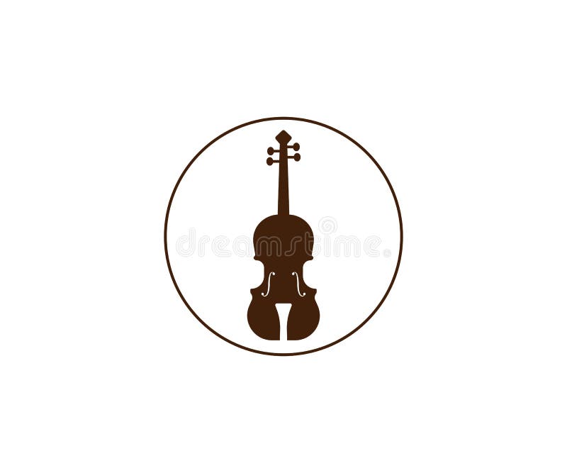 Music, String, Violin Icon. Vector Illustration, Flat Design. Stock ...