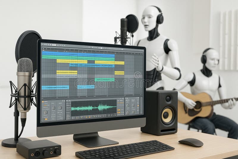 Music Studio Ai Mixing Software Screen Stock Photos - Free & Royalty ...