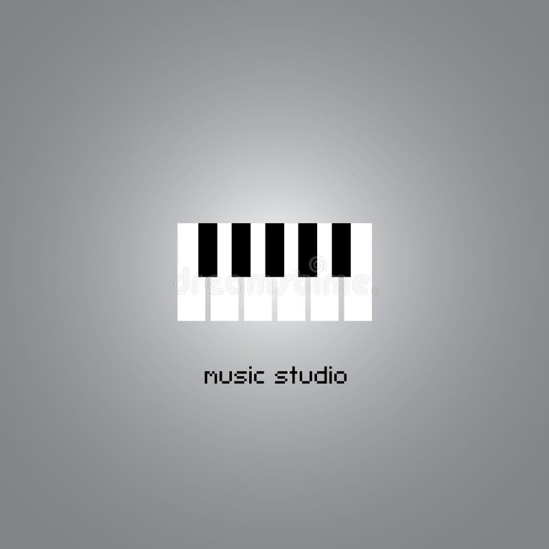 Music studio symbol stock vector. Illustration of rooms - 89767838