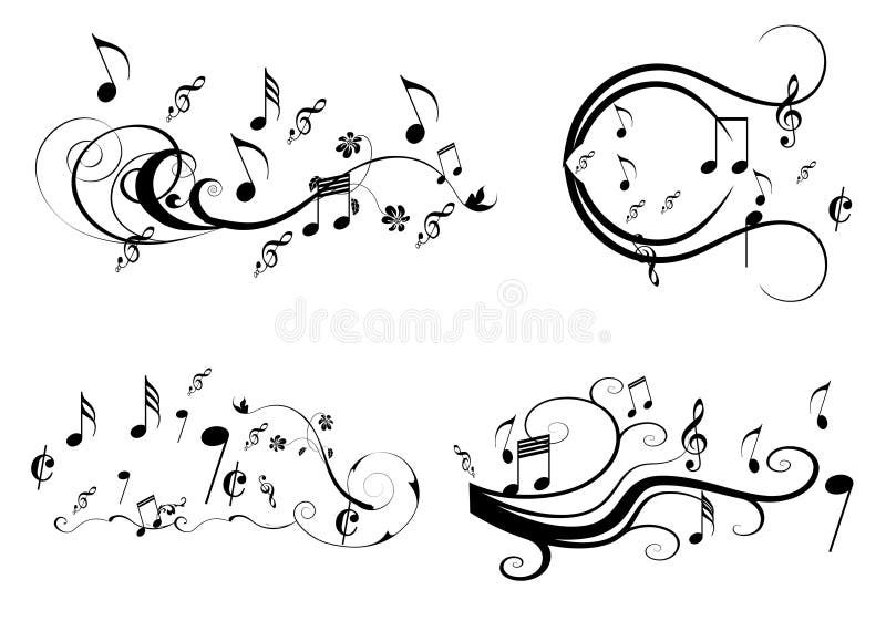 Music swirl stock vector. Illustration of graphic, eight - 35366872